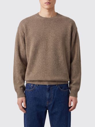 Jil Sander Pull &agrave; col rond en laine et cachemire avec bords c&ocirc;tel&eacute;s