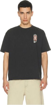 Rhude Homme, Tops, Noir, Taille: 2XL Fumar 91 Tee