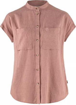 Fjällräven Damen Övik Hemp SS Shirt, Dusty Rose, XL