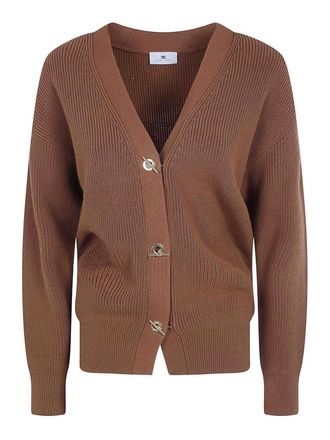 Elisabetta Franchi Cardigan - Marron