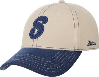 Stetson Twotone Retro S Snapback Baseballcap Herren All Season blau-beige One Size