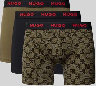 HUGO BOSS Trunks aus Baumwoll-Mix im 3er-Pack