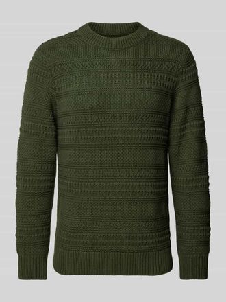 Ragman Strickpullover mit Rundhalsausschnitt