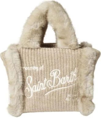 MC2 Saint Barth Hobo Bags - Classic Brown Bag With Structured Silhouette - Gr. unisize - in Beige - für Damen