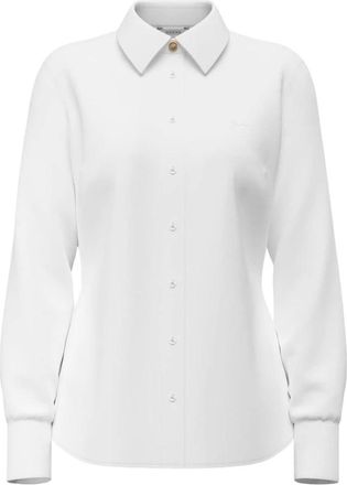 Guess Femme, Blouses et Chemises, Blanc, Taille: 42 FR Chemise slim fit