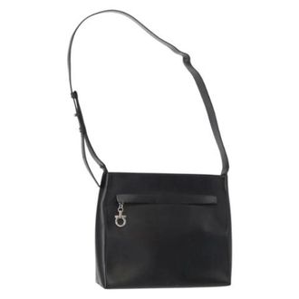Ferragamo Sac bandouli&egrave;re en cuir Pre-owned - Femme - Pre-owned - Noir - Taille: ONE Size