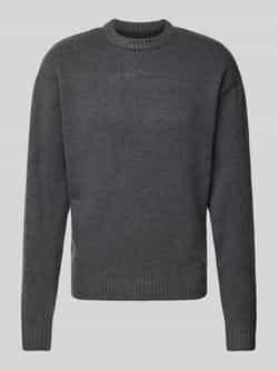 Jack & Jones Strickpullover mit gerippten Abschl&uuml;ssen Modell OLLIE