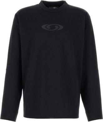 Maison Margiela Homme, Tops, Noir, Taille: S T-Shirt Logo Textur&eacute;