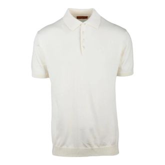 Daniele Fiesoli Homme, Tops, Beige, Taille: 2XL Polo en Maille