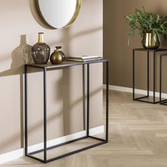 M&S Collection Console 75x25x75 cm en m&eacute;tal bronze antique - nyjjo