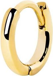 Singularu Boucle doreille Unique Anneau Klein 7. Argent Sterling 925 avec Plaqué Or 18Kt. Fermoir Click/Congo. Bijoux pour Femme