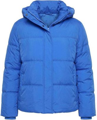 Ulla Popken Steppjacke HYPRAR Steppjacke Oversized Kapuze Zipptaschen