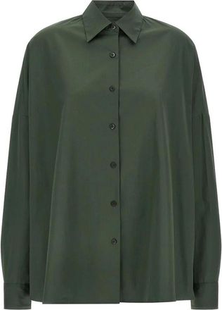Dries Van Noten Hemd - Dunkelgr&uuml;n