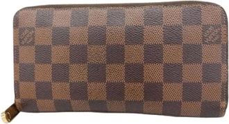 Louis Vuitton unisex, Pre-owned, Brun, Taille: ONE Size Portefeuille en tissu Pre-owned
