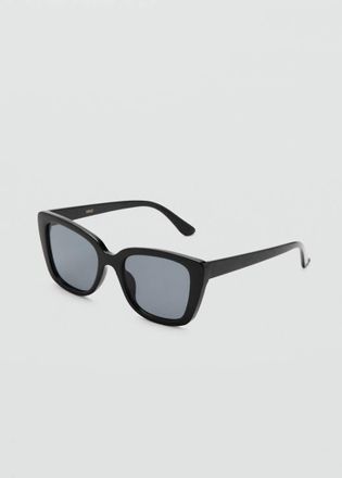 Mango Sonnenbrille mit viereckiger Brillenfassung schwarz - Damen - Einheitsgr&ouml;&szlig;e - MANGO