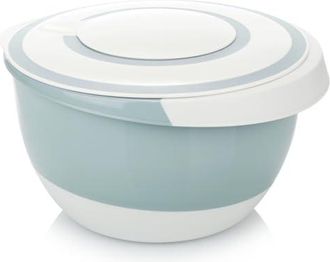 Com-Four Bol m&eacute;langeur de 5 l avec couvercle, saladier, r&eacute;cipient de conservation des aliments et bol de cuisson avec base antid&eacute;rapante [la s&eacute;lection varie] (