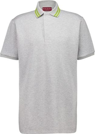 Gucci Poloshirt mit kurzen &Auml;rmeln - Grau