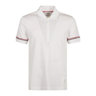 Thom Browne Baumwoll-Polohemd - - Tops - Herren - Wei&szlig; - XL