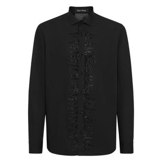 Philipp Plein Sugar Daddy Cut Shirt - - Shirts - Herren - Schwarzk - 3XL