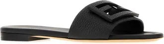 Fendi Baguette Slipper - Black