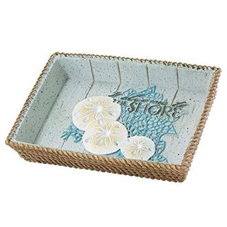 Avanti Linens Beachcomber Collection, Harz, Mehrfarbig, Seifenschale