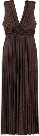 Oltre Femme, Robes, Brun, Taille: 44 FR Long lurex jersey dress