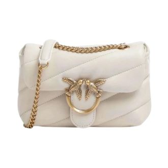 Pinko Pinko, Femme, Sacs, Blanc, Taille: ONE Size Love Baby Puff Bag