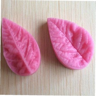 Zonfer 1pc Silikon Backform 3D Blatt Veiner Form Sugarcarft Pl&auml;tzchen S&uuml;&szlig;igkeit Schokolade Dekoration-Form F&uuml;r DIY-geb&auml;ck Bakeware Geschenk