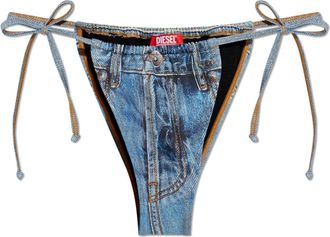 Diesel Femme, Maillots de bain, Bleu, Taille: 40 FR Jodie-Dnm Bikini Bottom