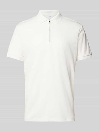 Selected Regular Fit Poloshirt mit Rei&szlig;verschluss Modell FAVE