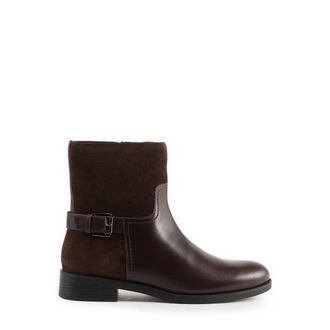 Geox Bottines Esmeena en cuir velours