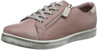 Andrea Conti Damen 0347893 Sneaker, Mauve/Silbergrau, 42 EU