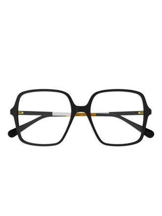 Gucci lunettes de vue &agrave; logo GG - Noir