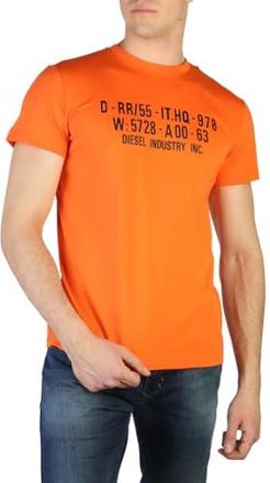 Diesel Hommes T Diego S2 T Shirt Orange S