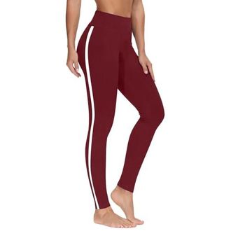 Generic Legging de sport pour femme - Opaque - Pantalon de yoga - Taille haute - Pantalon de sport - Pantalon de fitness - Push Up - Legging de yoga - Stretch
