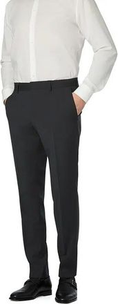 HUGO BOSS Herren Hose grau meliert Slim Fit