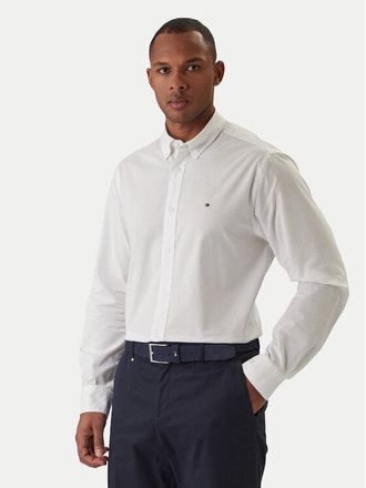 Tommy Hilfiger Hemd Core Flex Poplin MW0MW25035 Wei&szlig; Regular Fit