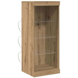 vidaXL Sideboard Eiche handwerklich 41 x 37 x 100 cm Holzwerkstoff Vidaxl