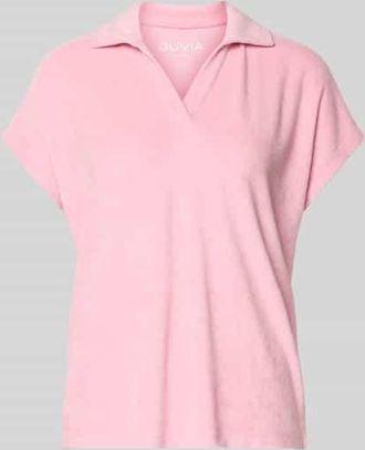 Juvia Poloshirt in Frottee-Optik
