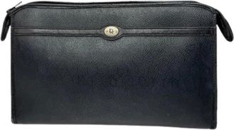 Dior Pre-owned Vintage Monogram Clutch - Femme - Pre-owned - Bleu - Taille: ONE Size