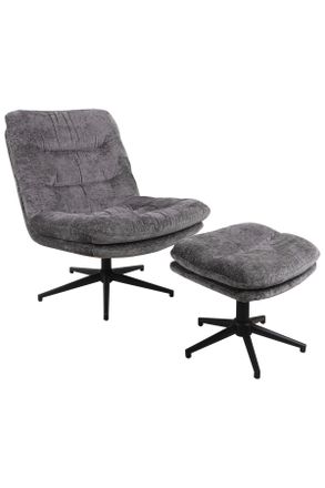 Cantus Relaxsesselset, Anthrazit, Metall, Textil, 70x87x90 cm, Relaxfunktion, Wohnzimmer, Sessel, Relaxsessel