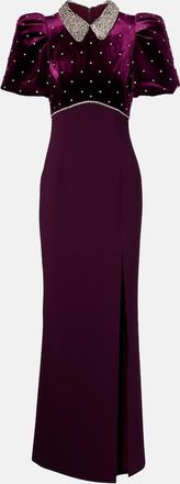 Rebecca Vallance Verzierte Robe Charles aus Samt