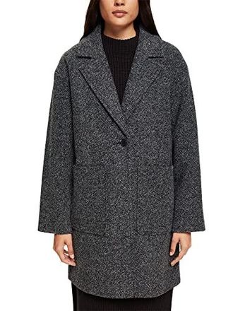 Esprit 082cc1g324 Veste, 004/Black 4, L Femme