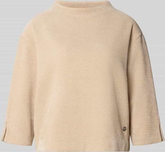 Zabaione Relaxed Fit Strickpullover mit Stehkragen