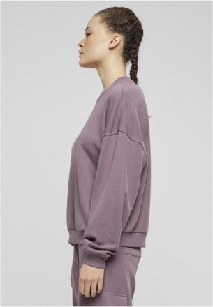 Urban Classics Rundhalspullover Ladies Oversized Light Terry Crewneck