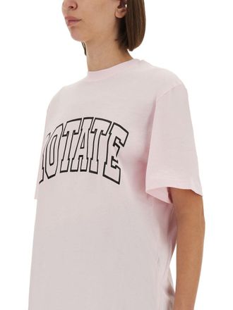 Rotate Organic Cotton Jersey T-Shirt - Pink