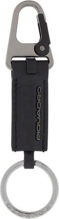 Piquadro Homme, Accessoires, Noir, Taille: ONE Size Porte-cl&eacute;s avec mousqueton