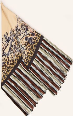 Etro Etro Dreieckstuch Aus Seide beige