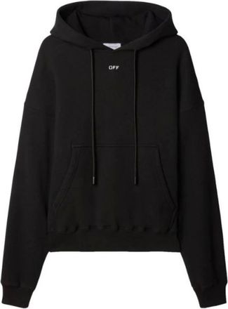 Off-white Femme, Sweatshirts et sweats &agrave; capuche, Noir, Taille: 40 FR Logo Sweat &agrave; capuche