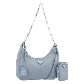 Prada Pre-owned Vintage Schultertasche - - Pre-owned - Damen - Blau - ONE SIZE